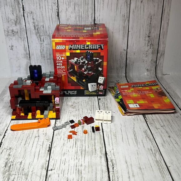 Lego | Toys | Lego Minecraft Microworld The Nether Micromobs Ghast ...